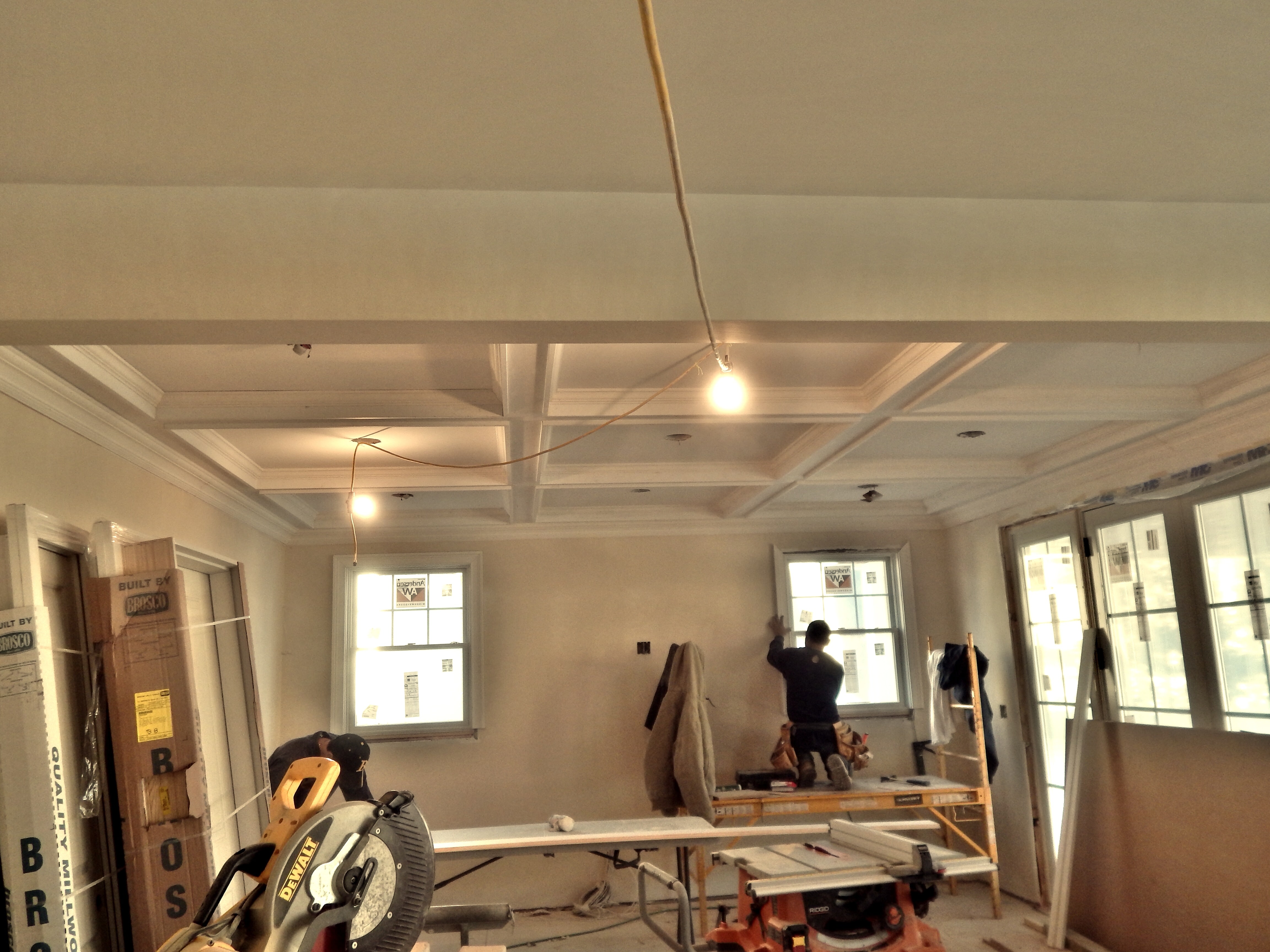 Pine Cone Builders Rock the Coffered Ceiling! - WindsorONE