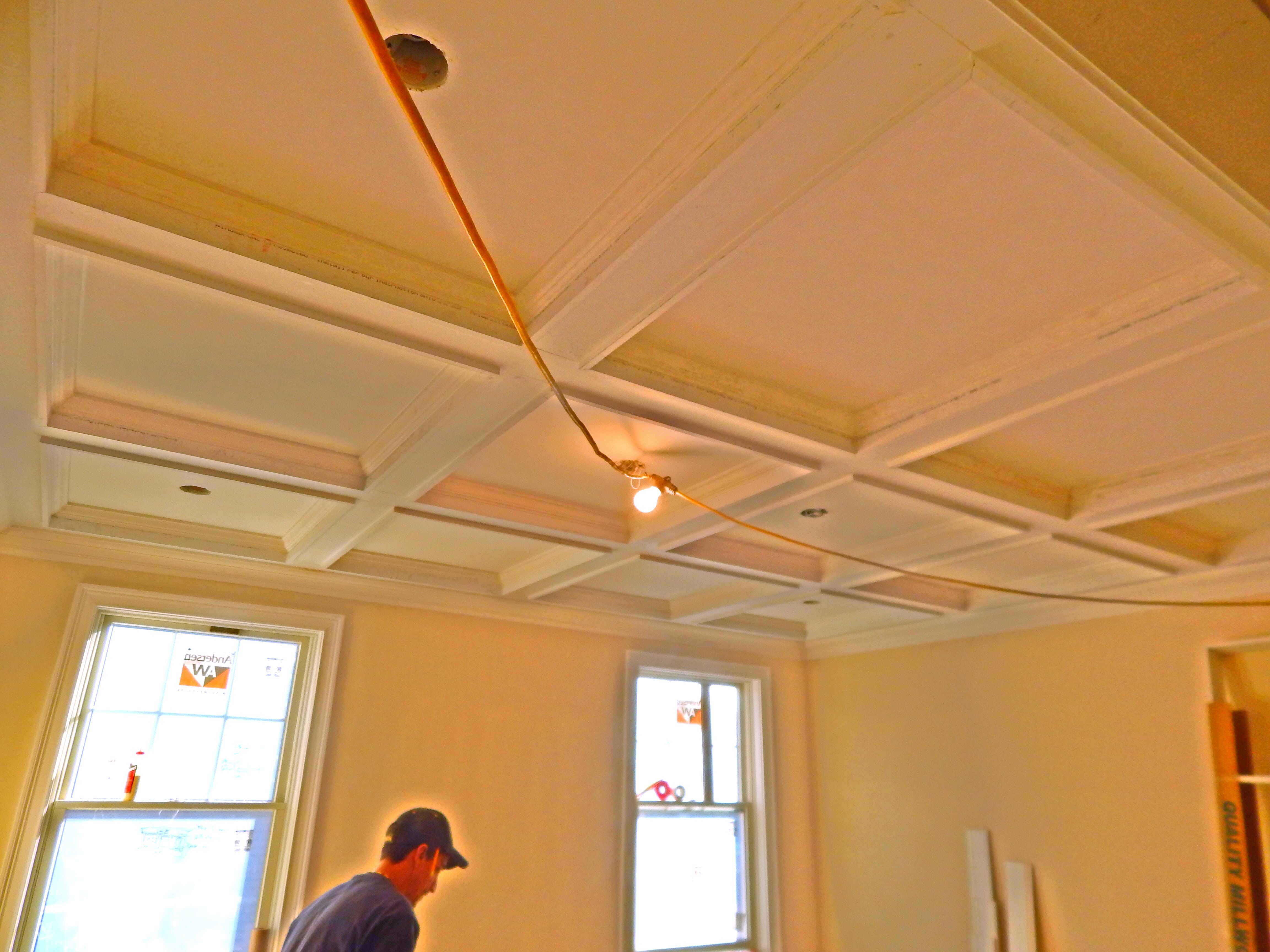 Pine Cone Builders Rock the Coffered Ceiling! - WindsorONE