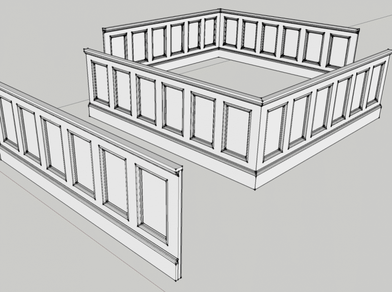 Wainscoting for Sketchup Users - WindsorONE