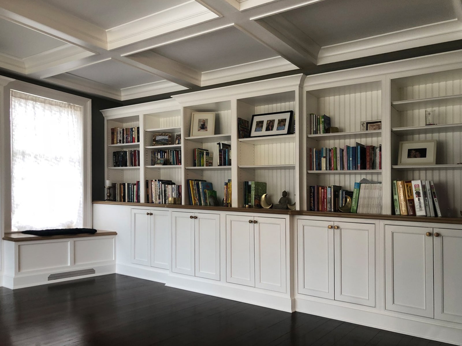 A Library Lined with Built-ins & Craftsmanship - WindsorONE