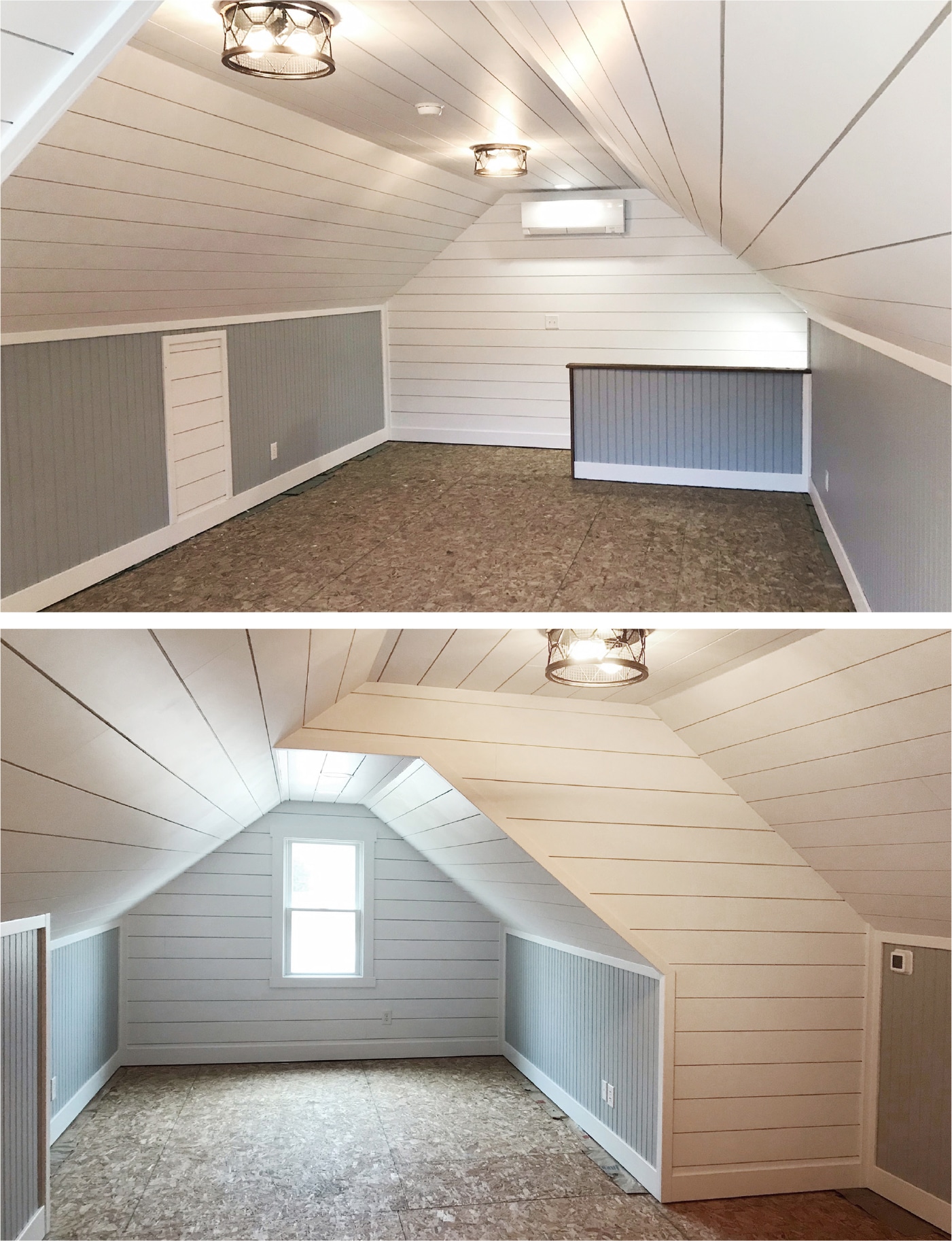 Transforming an Attic Space with Shiplap & Beadboard - WindsorONE