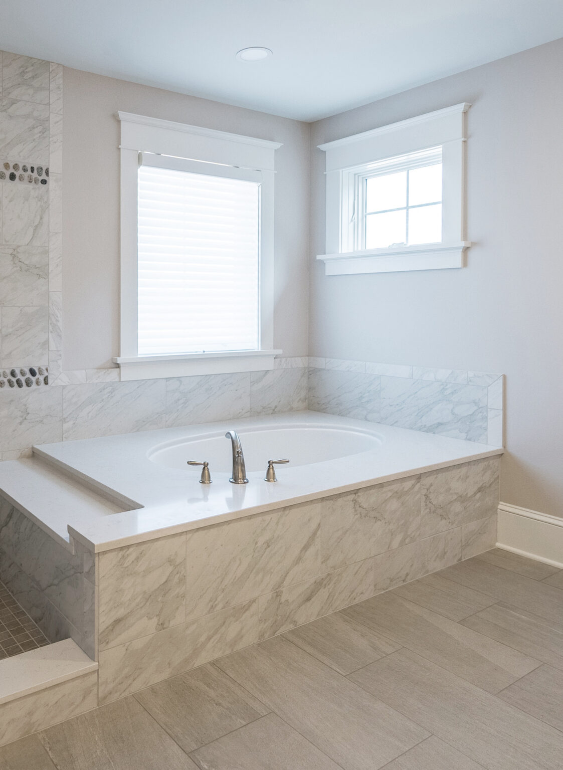 Craftsman Windows Over Marble Bath - WindsorONE