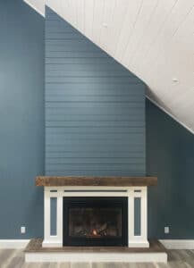 Blue Shiplap Overmantel - WindsorONE
