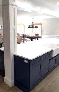 Column Wrap and Kitchen Island - WindsorONE