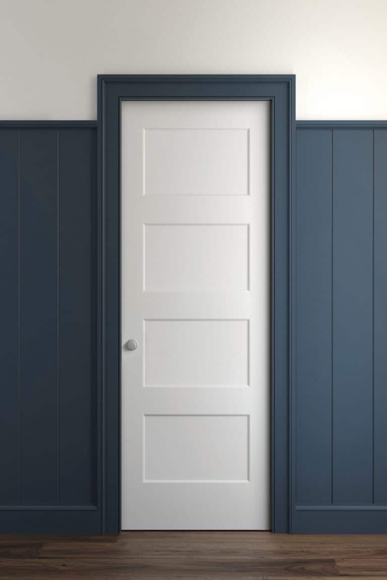 Greek Revival & V-Groove in Navy Blue - WindsorONE