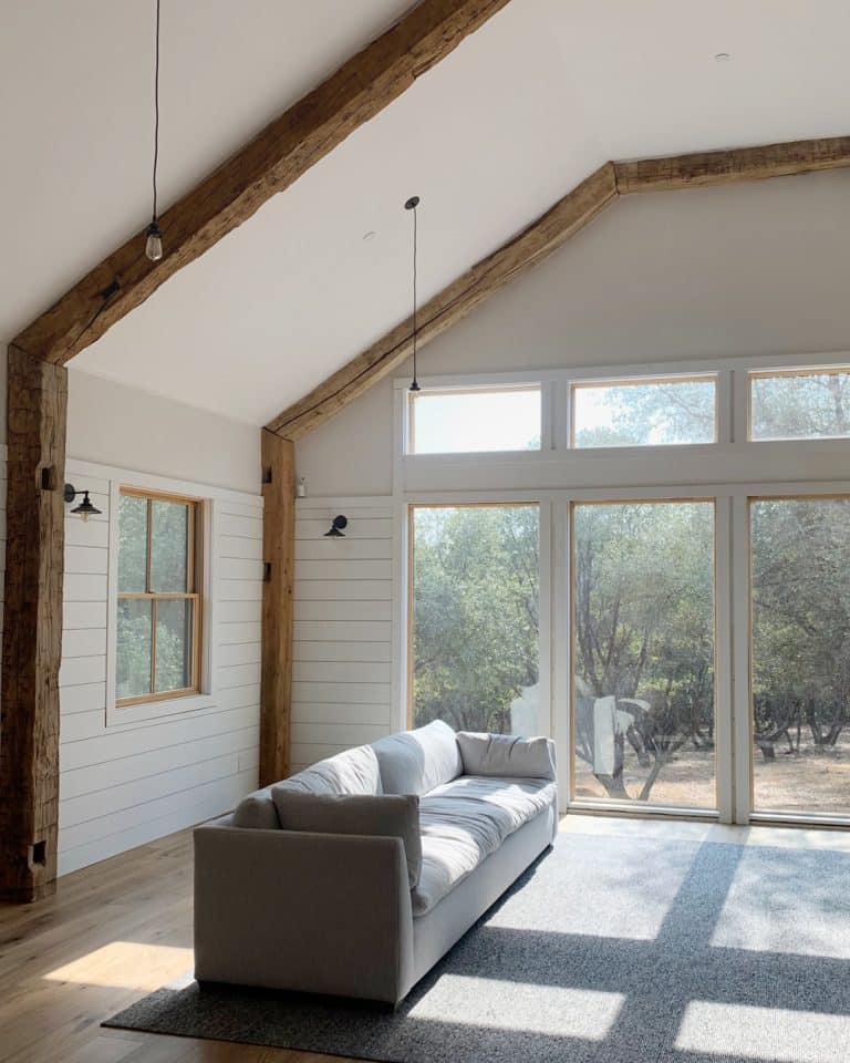 Rustic & Refined: Rough Timber and Shiplap Help Complete This Serene ...
