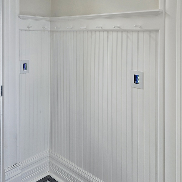 Timeless Wainscoting with Hooks - WindsorONE