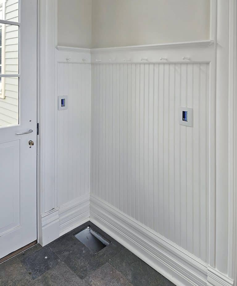 Timeless Wainscoting with Hooks - WindsorONE